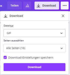 So erstellst du animierte GIFs mit Canva und Giphy