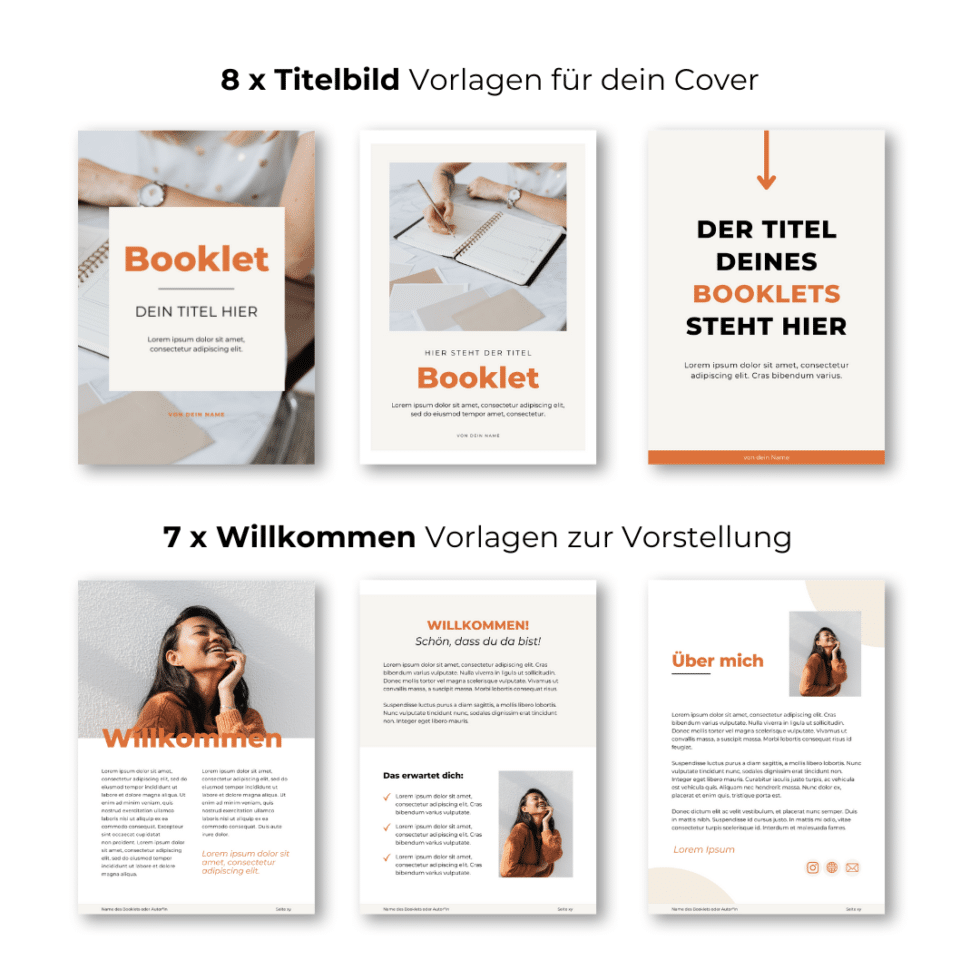 90 Canva-Vorlagen für PDF Booklets - Kathy Ursinus